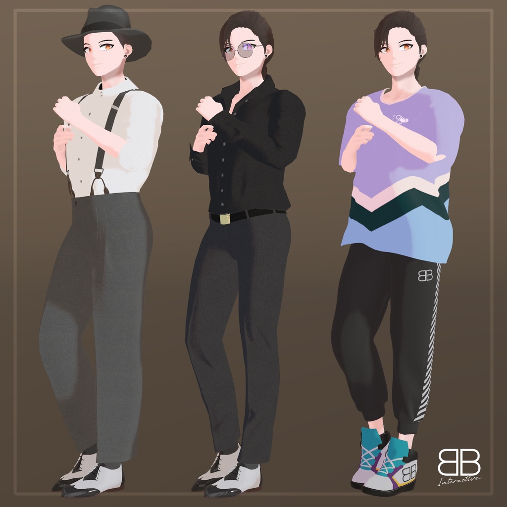 [Original 3D Model] ERIN Male VRChat Base Model + Avatar [PC + QUEST ...
