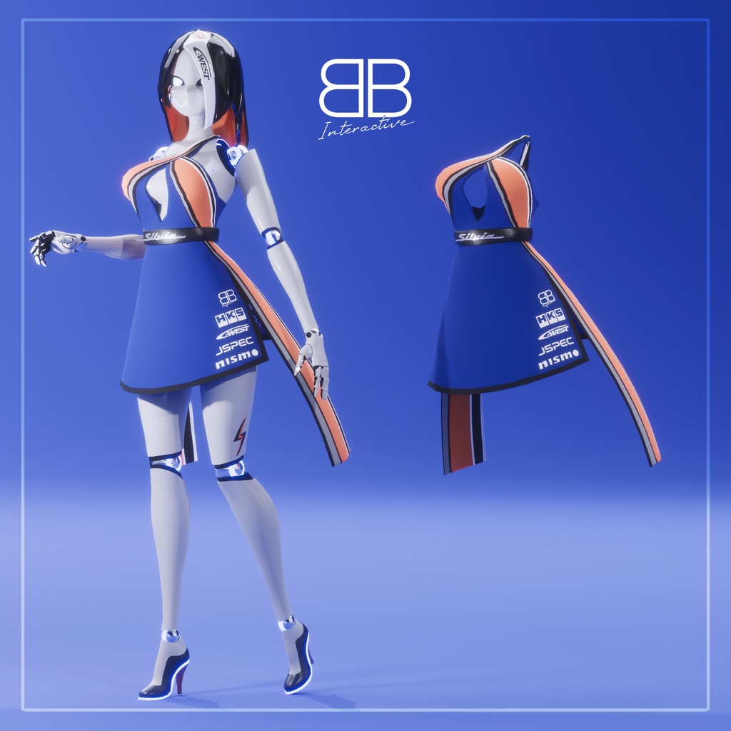 [Original 3D Model] Street Legends Mona VRChat Avatar - Battle Bunny ...