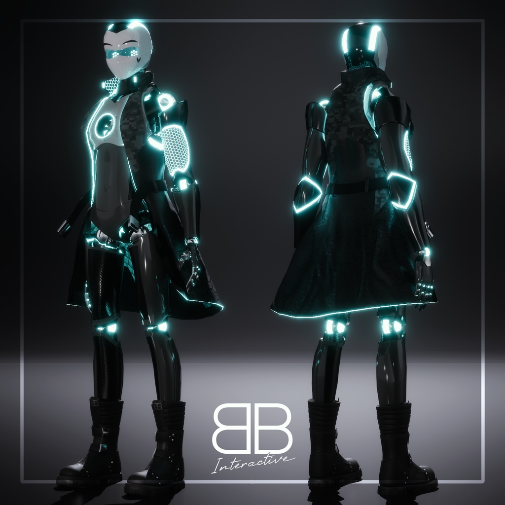 [Original 3D Model] BBThree Evo for VRChat - Battle Bunny Mods - BOOTH