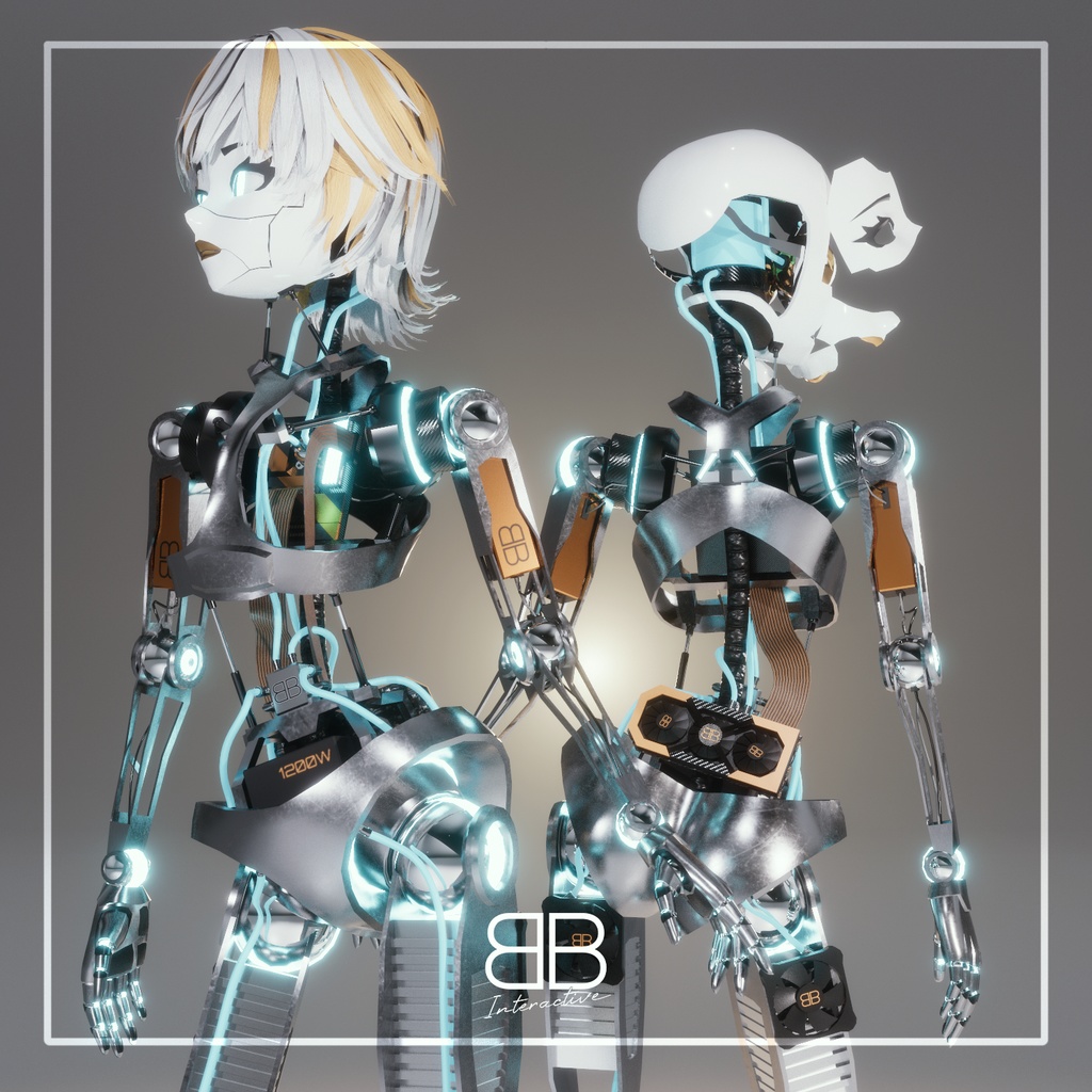 [Original 3D Model] AMB3R Mk3 for VRChat - Battle Bunny Mods - BOOTH