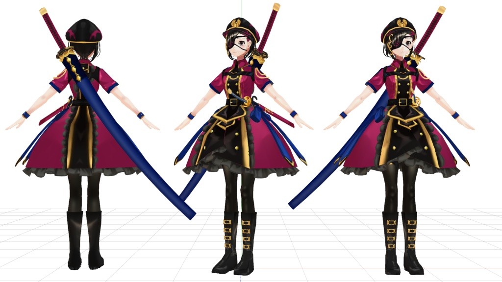 FGO 謎の蘭丸X MMDモデル 1.01 - 野生式MMD/zero~ぶ～すと屋 - BOOTH