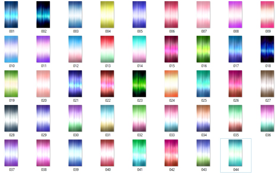 [VRoid] Soft Hair Texture - 44 Color - malroid - BOOTH