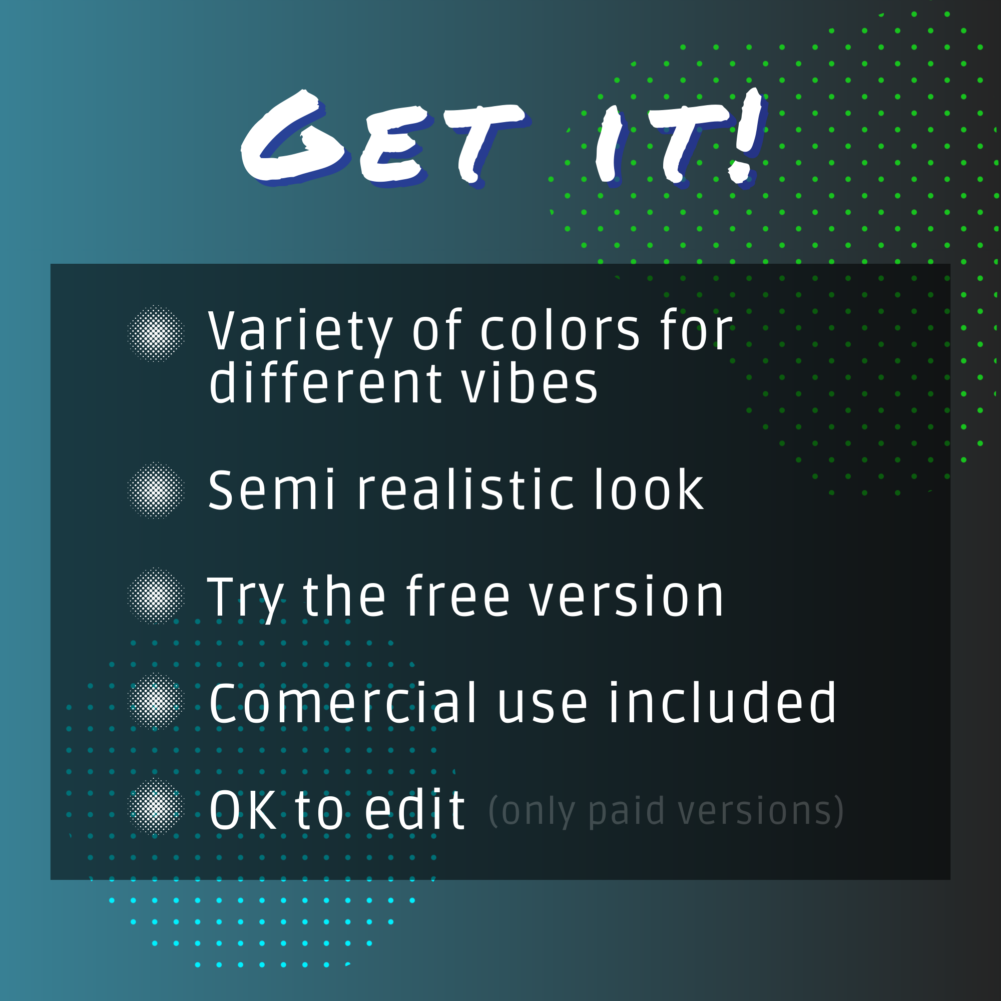 【VRoid】 Beard semi-realistic texture set - LUK4 - BOOTH