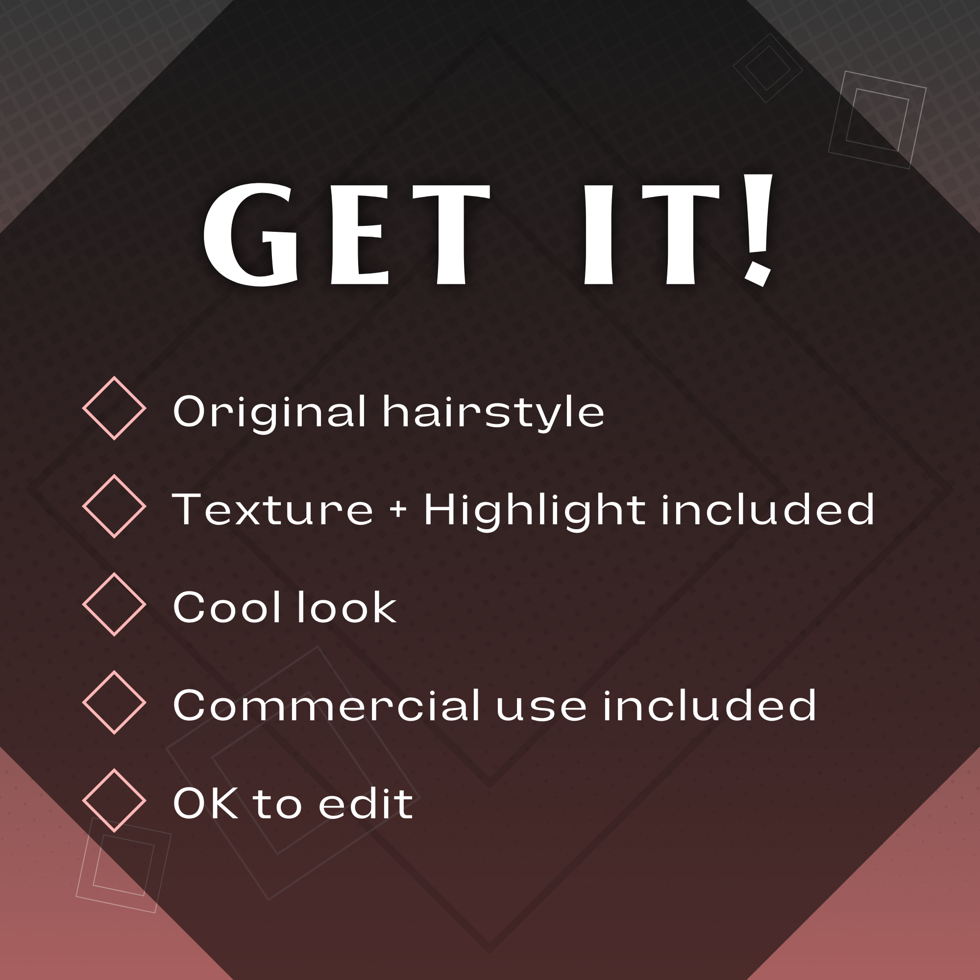 【VRoid Stable Ver】Half Up Hair Preset ♦ - LUK4 - BOOTH