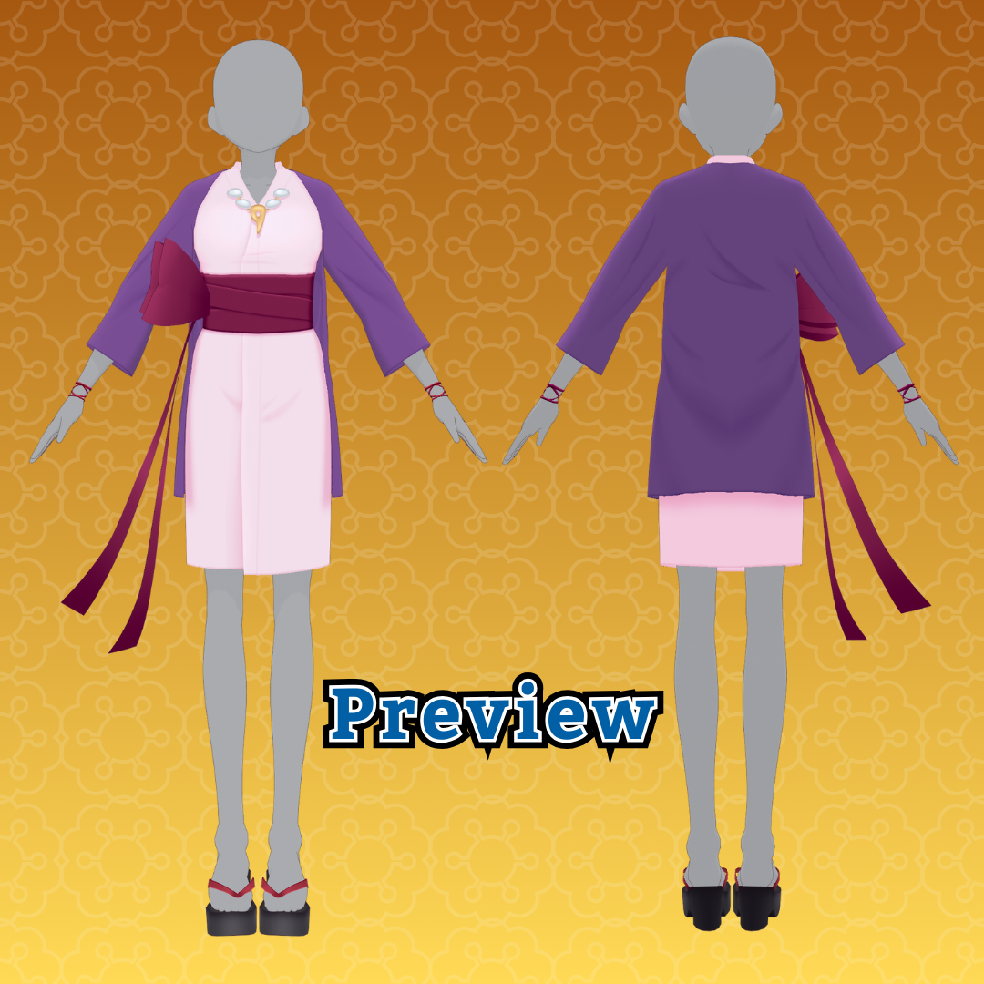 【VRoid Stable Ver】 Maya Fey / Ayasato Mayoi inspired Outfit - LUK4 - BOOTH
