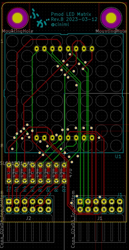 [基板のみ] Pmod LEDマトリクス モジュール - fugafuga - BOOTH