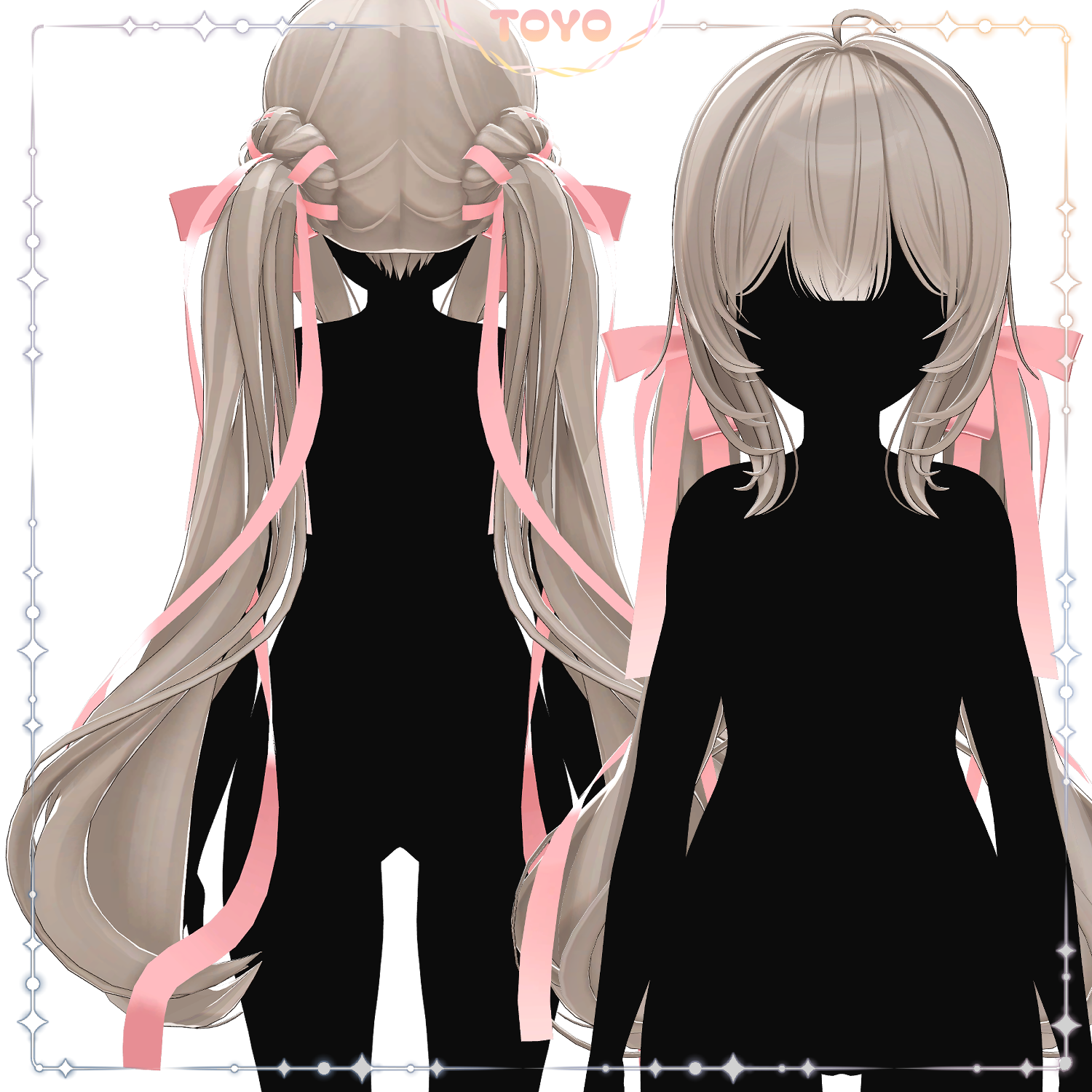 [11アバター] Doughnut Ribbon Hair - TOYO - BOOTH