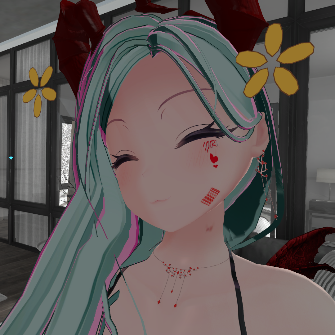 Antler Jewelry Set [VRCHAT Accessories] - YUSHOP - BOOTH