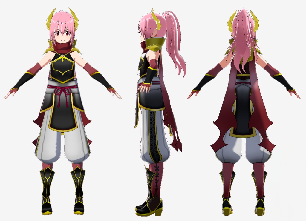 オリジナルVRMモデル 06「殺鬼」（さつき） - rinrinillust - BOOTH