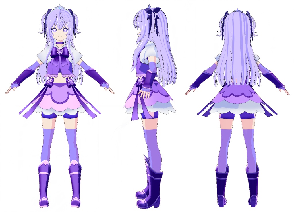 オリジナルVRMモデル 「スミレ」 - rinrinillust - BOOTH