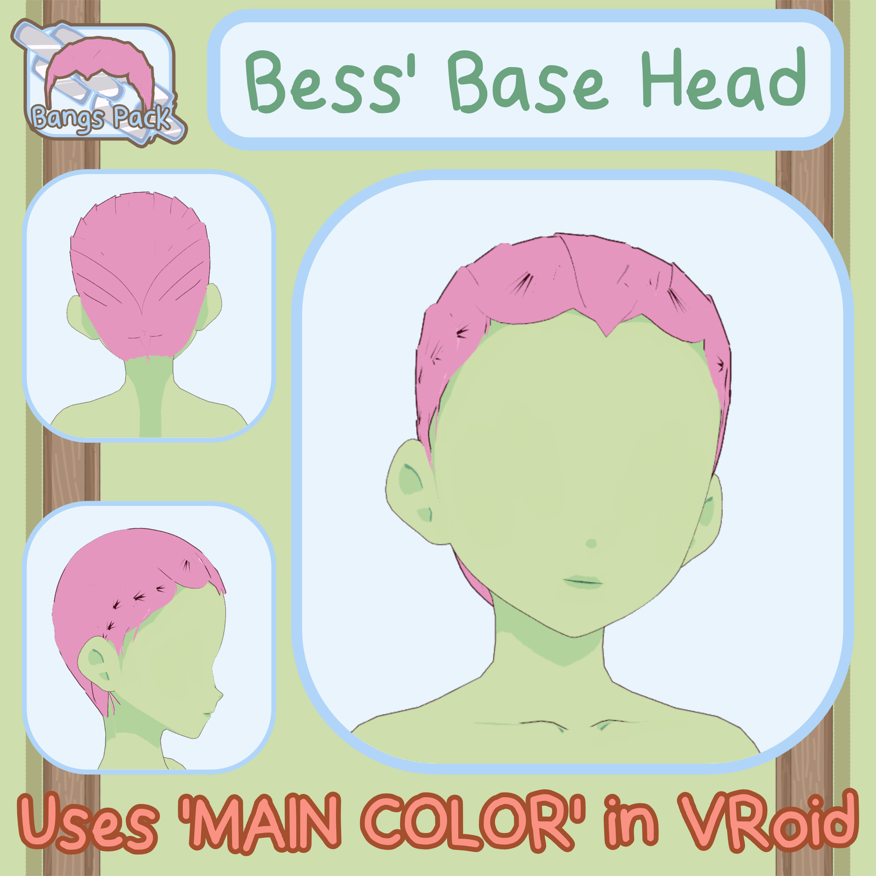 FREE Bess' Base Head 'Hairstyle' - BesstheBtuber - BOOTH