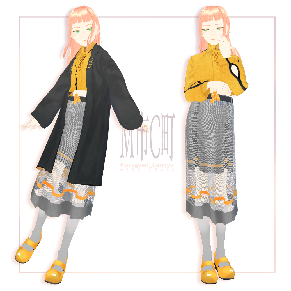 VRoid 3D model【BEE】vrm+vroid #M市C町 - M市C町 - BOOTH