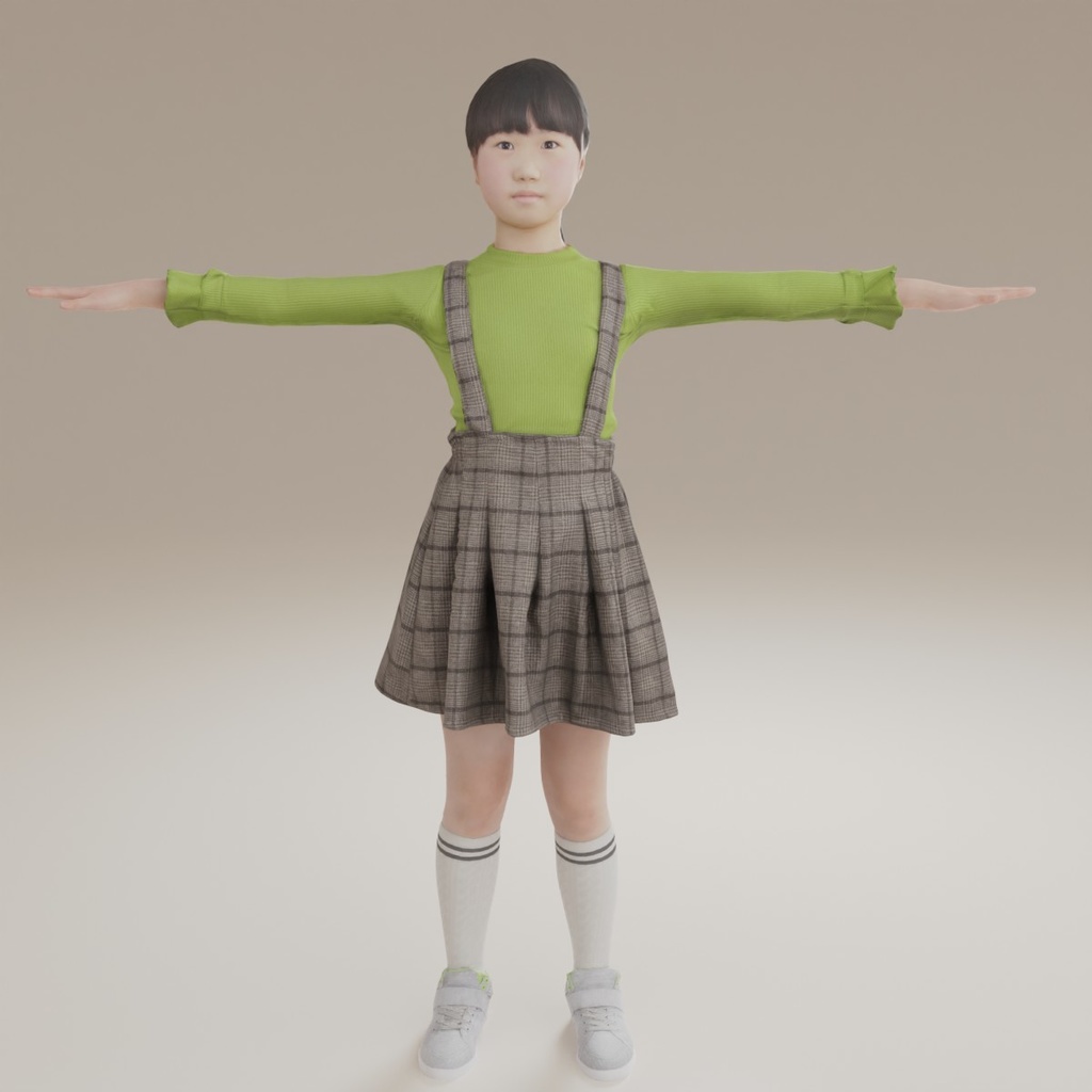 VRMリアル女の子3Dアバター【VRChat/Cluster】 256_Suzu - 龍ポリゴン - BOOTH