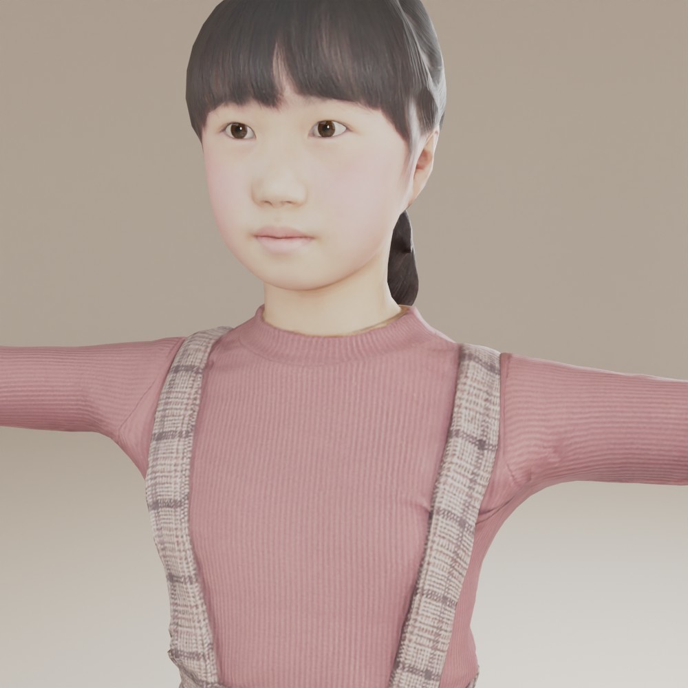 VRMリアル女の子3Dアバター【VRChat/Cluster】 256_Suzu - 龍ポリゴン - BOOTH