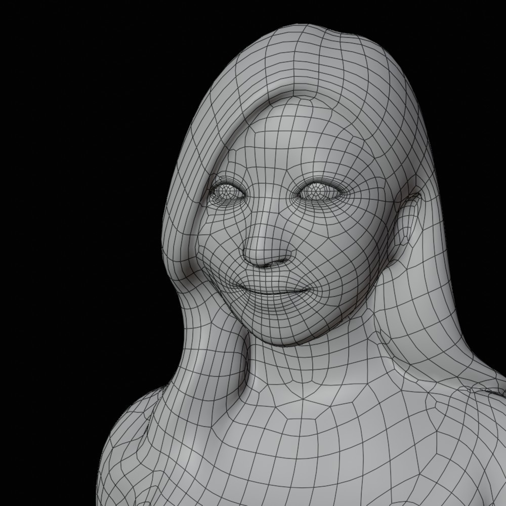 VRM女性3Dリアルアバター【VRChat/Cluster】060_Mao - 龍ポリゴン - BOOTH