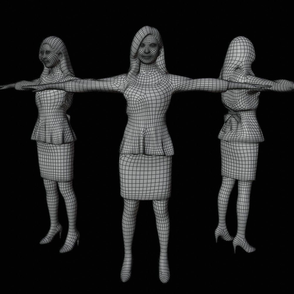 VRM女性3Dリアルアバター【VRChat/Cluster】060_Mao - 龍ポリゴン - BOOTH