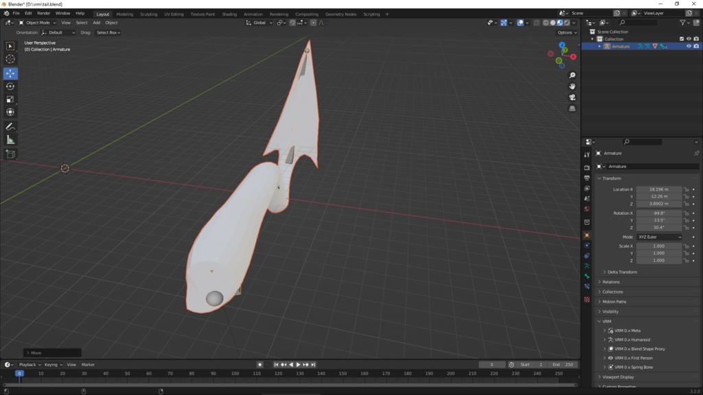 Short succubus, demon , monster tail 3d .fbx - roach1986 - BOOTH