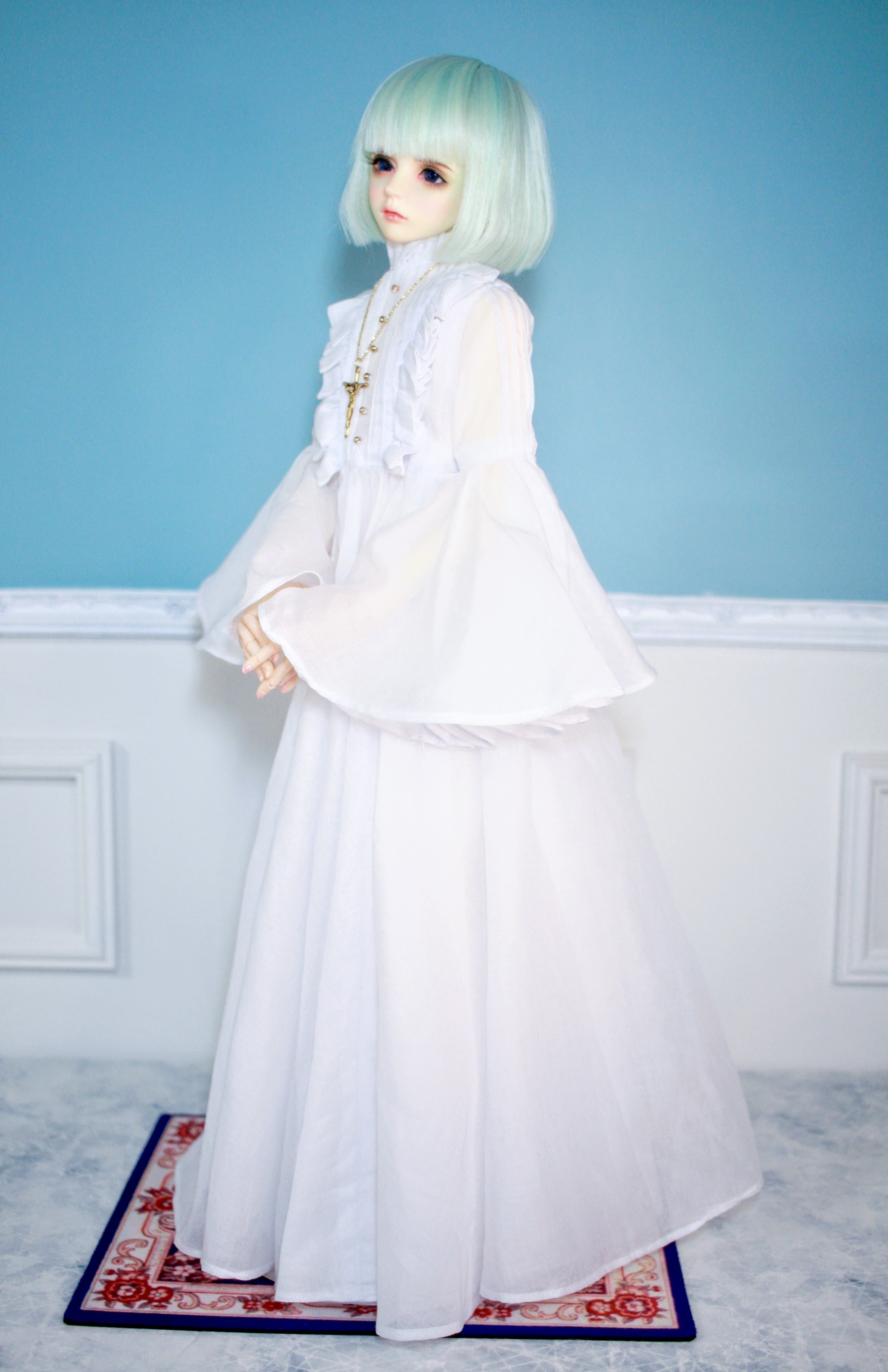 LUTS Model delf サイズ ロングワンピース ホワイト - Salon de R - BOOTH