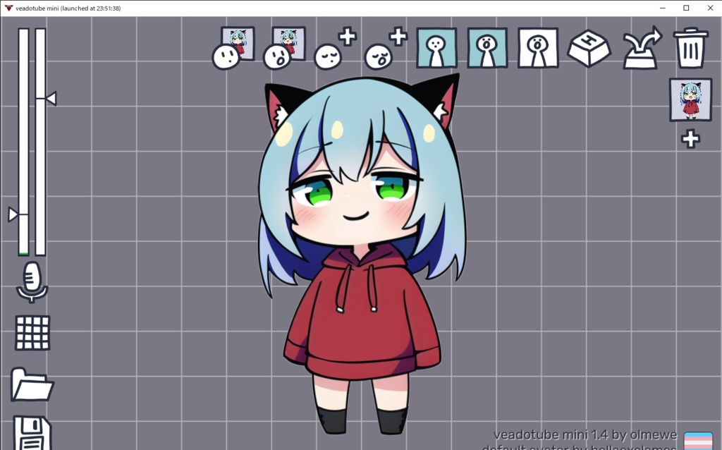 cat-blue【PNGTuber】vtuber , stream avatar - takatsukiai - BOOTH