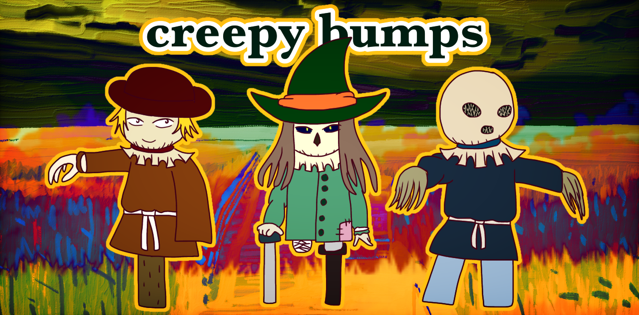 creepy bumps アクリルスタンド(案山子トリオ) - MIYAの果て - BOOTH