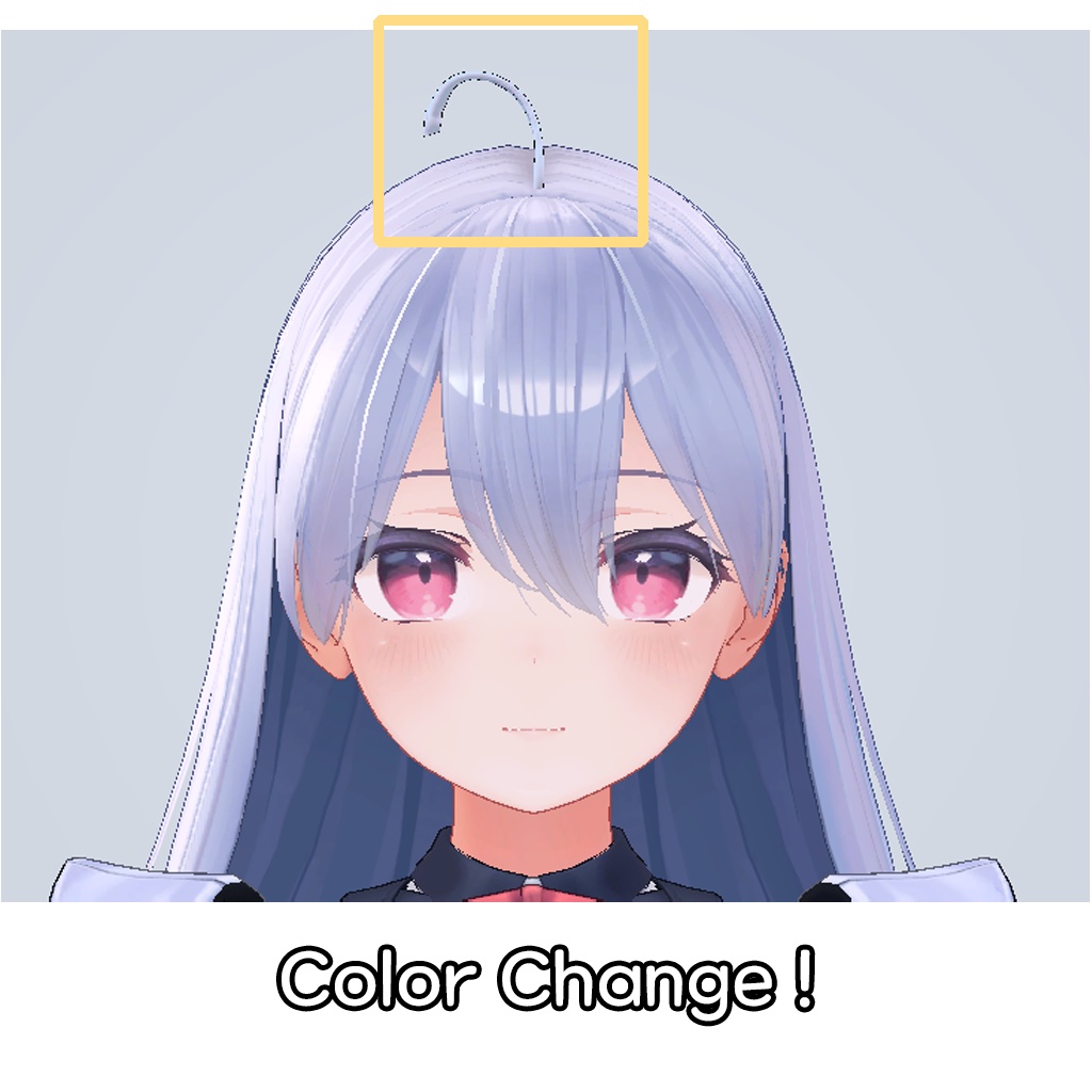 [FREE / compatible ] Super Cute Ahoge - TerraToine - BOOTH