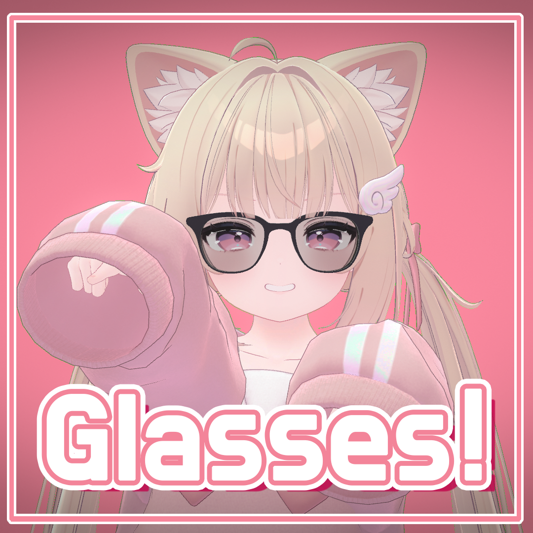 [VRchat] へいぼん めがね (Ordinary glasses) - TerraToine - BOOTH