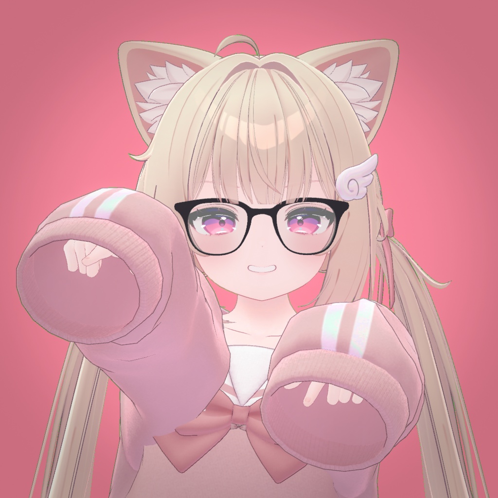 [VRchat] へいぼん めがね (Ordinary glasses) - TerraToine - BOOTH