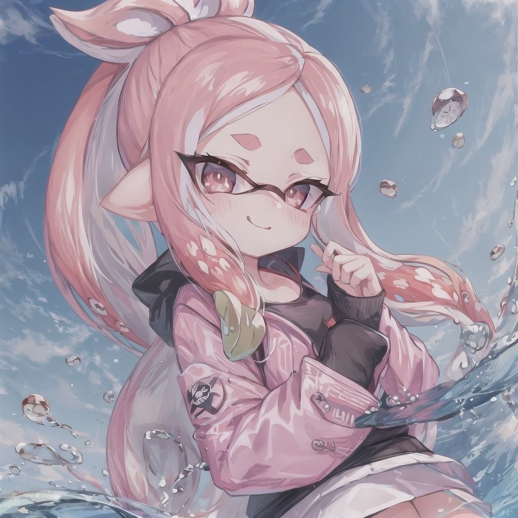 スプラトゥーンインクリングガール(びしょ濡れシリーズ) - kodako-official - BOOTH