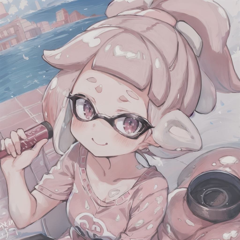 スプラトゥーンインクリングガール(びしょ濡れシリーズ) - kodako-official - BOOTH