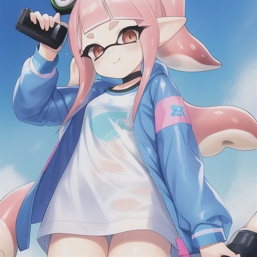 スプラトゥーンインクリングガール(びしょ濡れシリーズ) - kodako-official - BOOTH