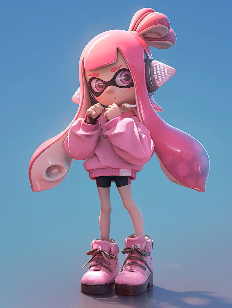 Splatoon Inkling girl - 3D art - kodako-official - BOOTH