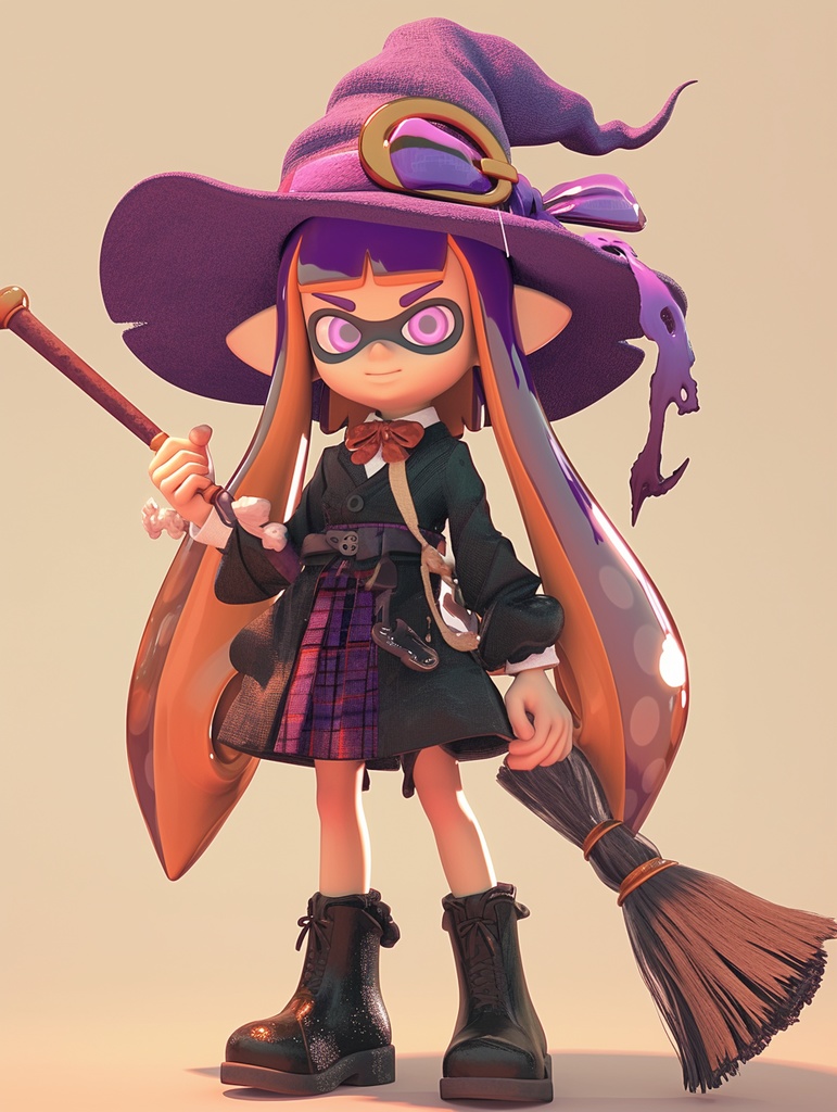 Splatoon Inkling girl - 3D art - kodako-official - BOOTH