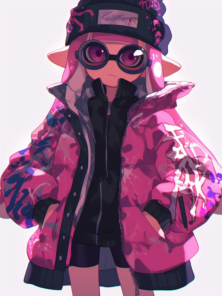 Splatoon x Street Fighter 6 (pink and blue jumper) - kodako-official ...