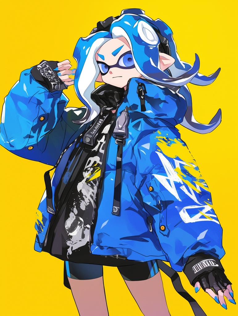 Splatoon x Street Fighter 6 (pink and blue jumper) - kodako-official ...