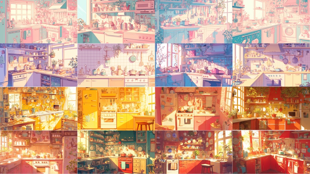 【背景40枚】キッチン16:9【ゲーム/TRPG背景素材/CoC/ココフォリア】 - めいの背景SHOP - BOOTH