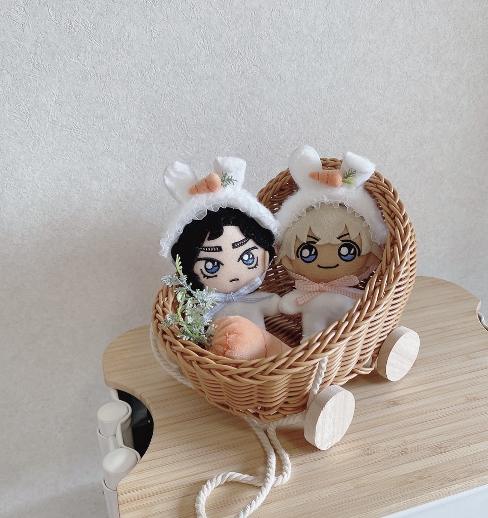 rabbit set 🥕（blue） - pom pom farm - BOOTH