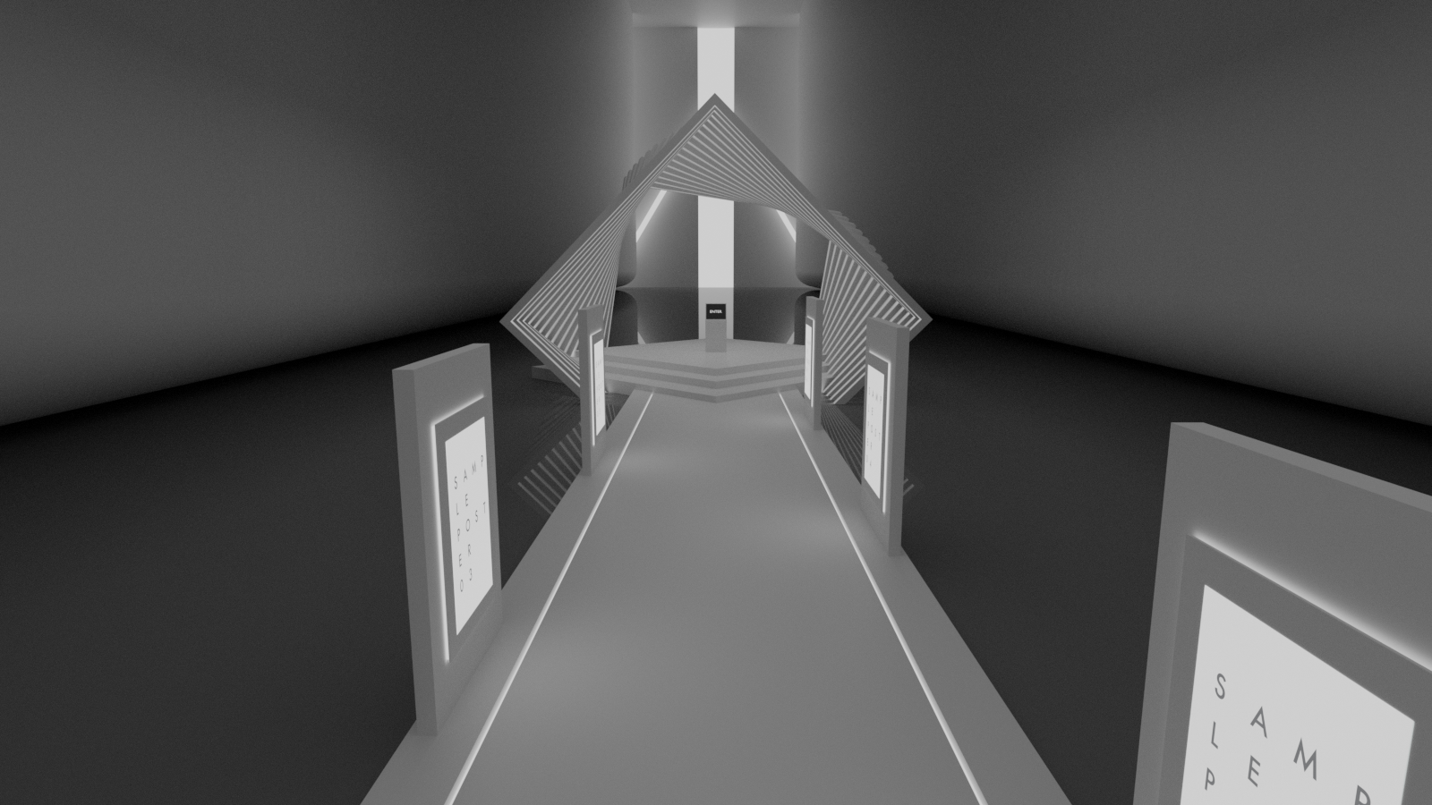 3Dモデル [イベント会場 H2] - ねこやま君 - BOOTH