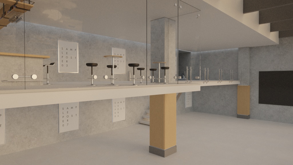 3Dモデル [イベント会場 H5] - ねこやま君 - BOOTH