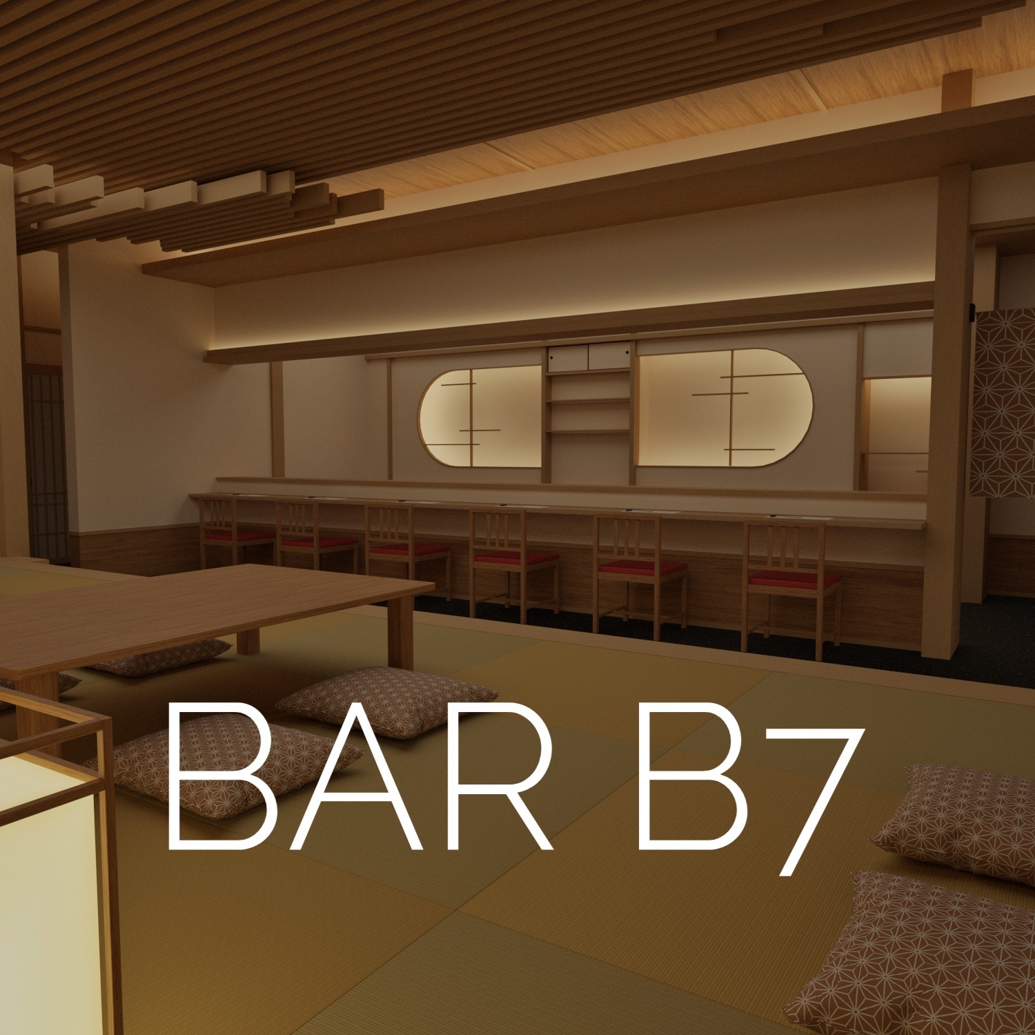 3Dモデル [Bar B7] - ねこやま君 - BOOTH