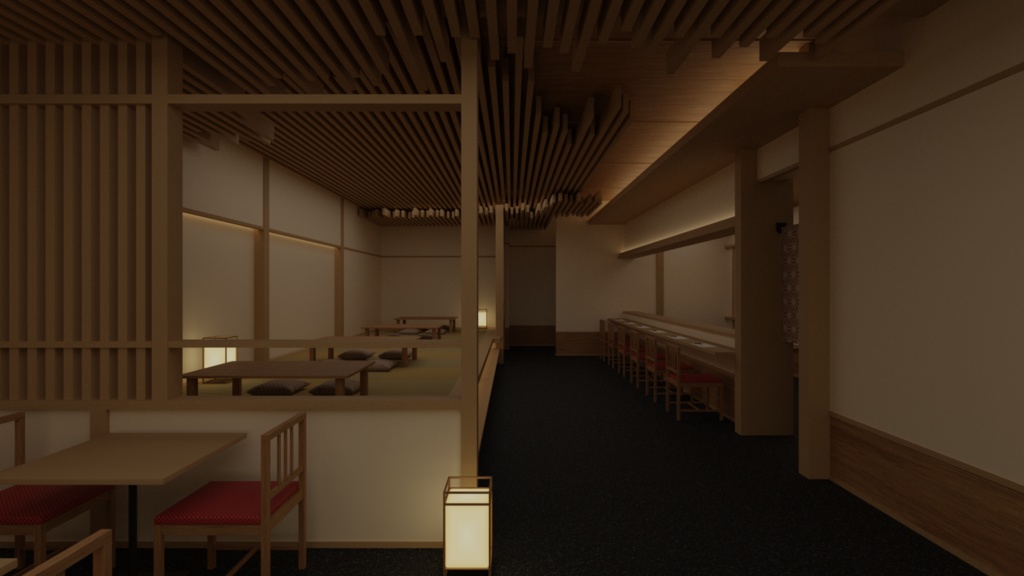 3Dモデル [Bar B7] - ねこやま君 - BOOTH