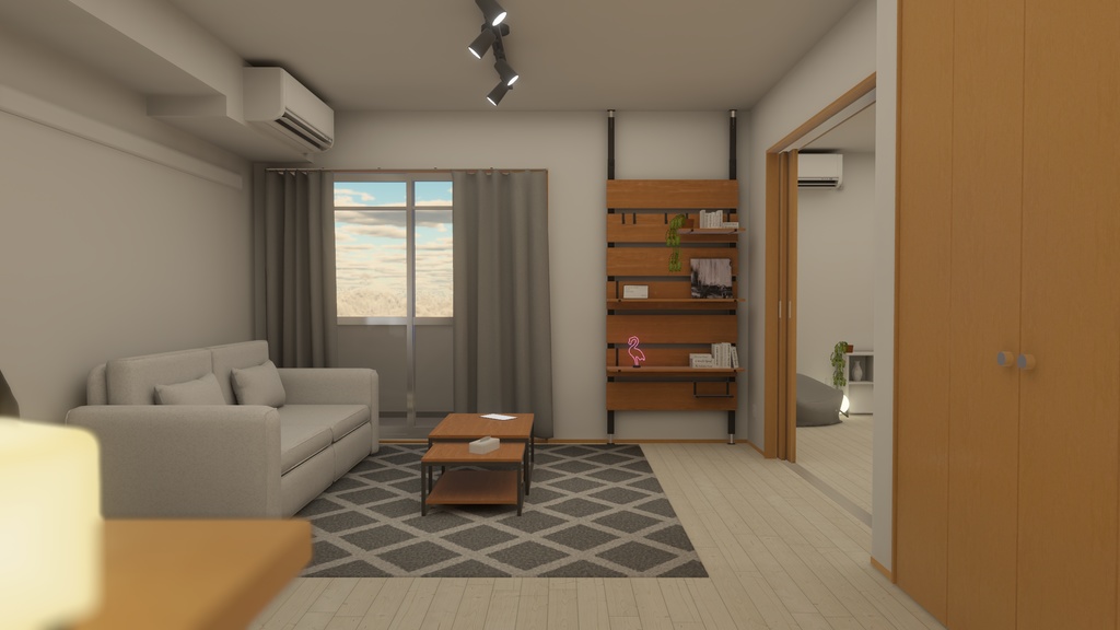 3Dモデル [1LDK Room] - ねこやま君 - BOOTH