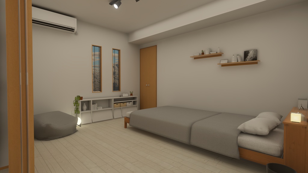 3Dモデル [1LDK Room] - ねこやま君 - BOOTH