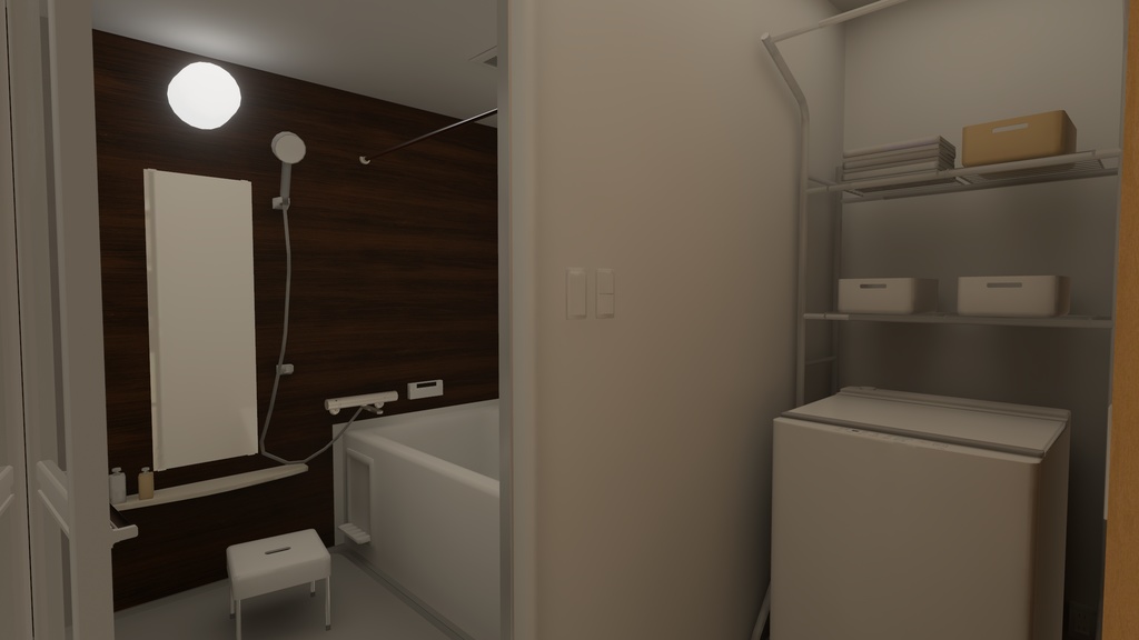 3Dモデル [1LDK Room] - ねこやま君 - BOOTH