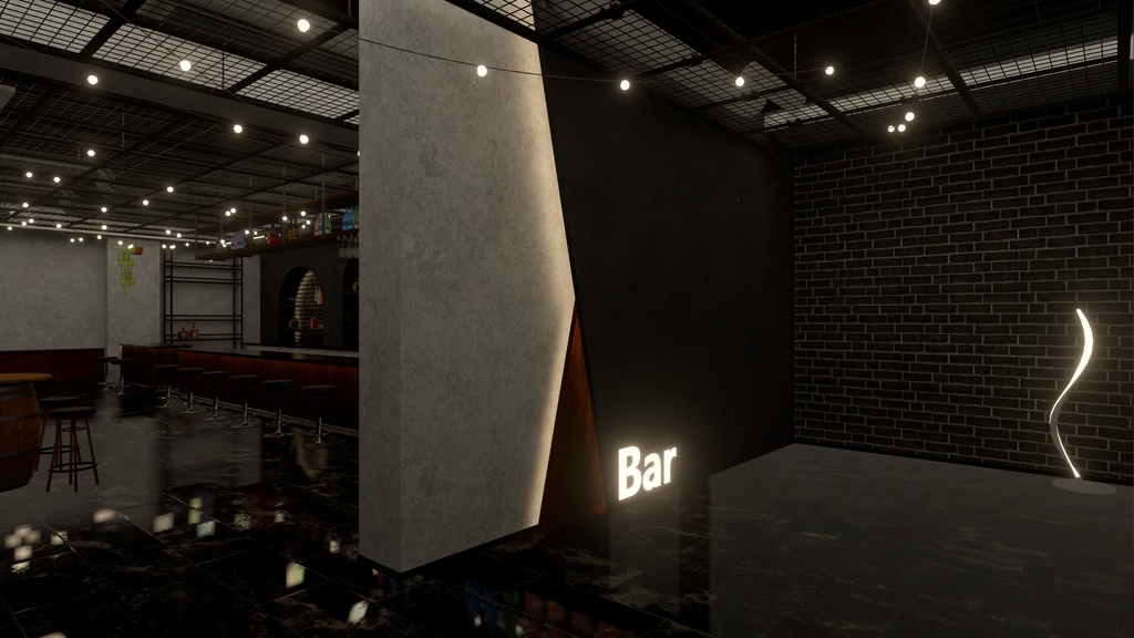 3Dモデル [Bar B10] - ねこやま君 - BOOTH