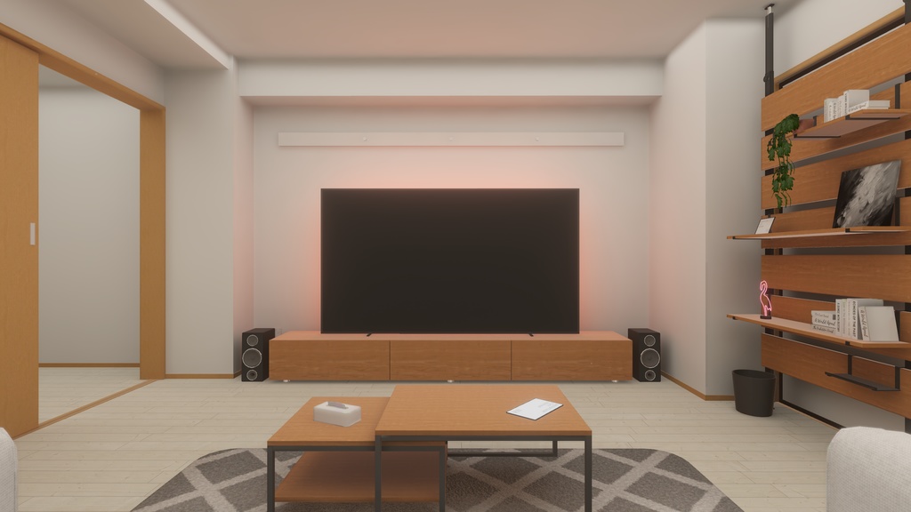 3Dモデル [2DK Room] - ねこやま君 - BOOTH