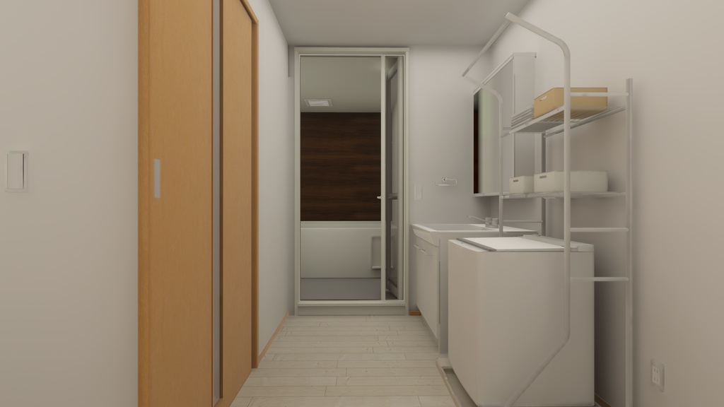 3Dモデル [2DK Room] - ねこやま君 - BOOTH