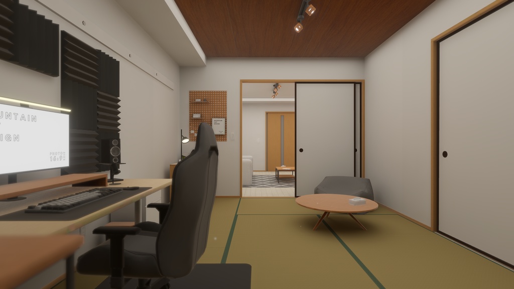 3Dモデル [2DK Room] - ねこやま君 - BOOTH