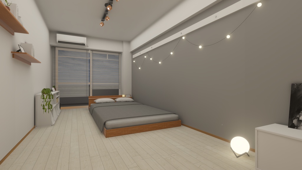 3Dモデル [2DK Room] - ねこやま君 - BOOTH