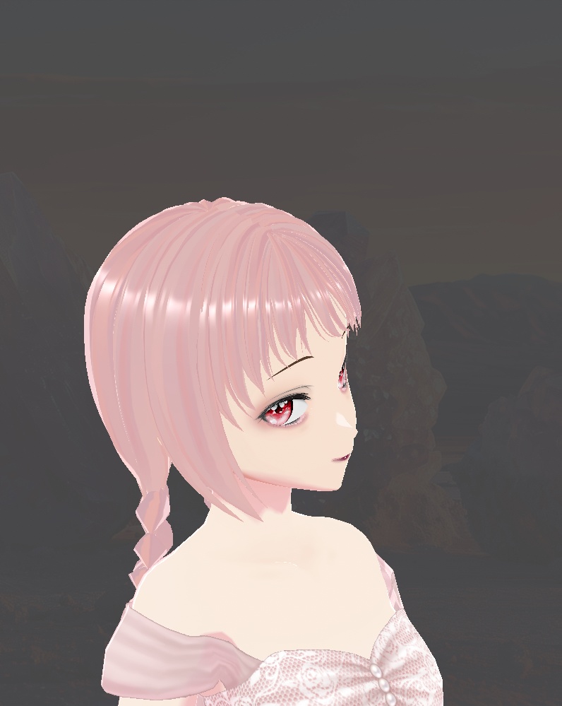 super light pink vroid hair texture - Ghosty's boo-tique - BOOTH