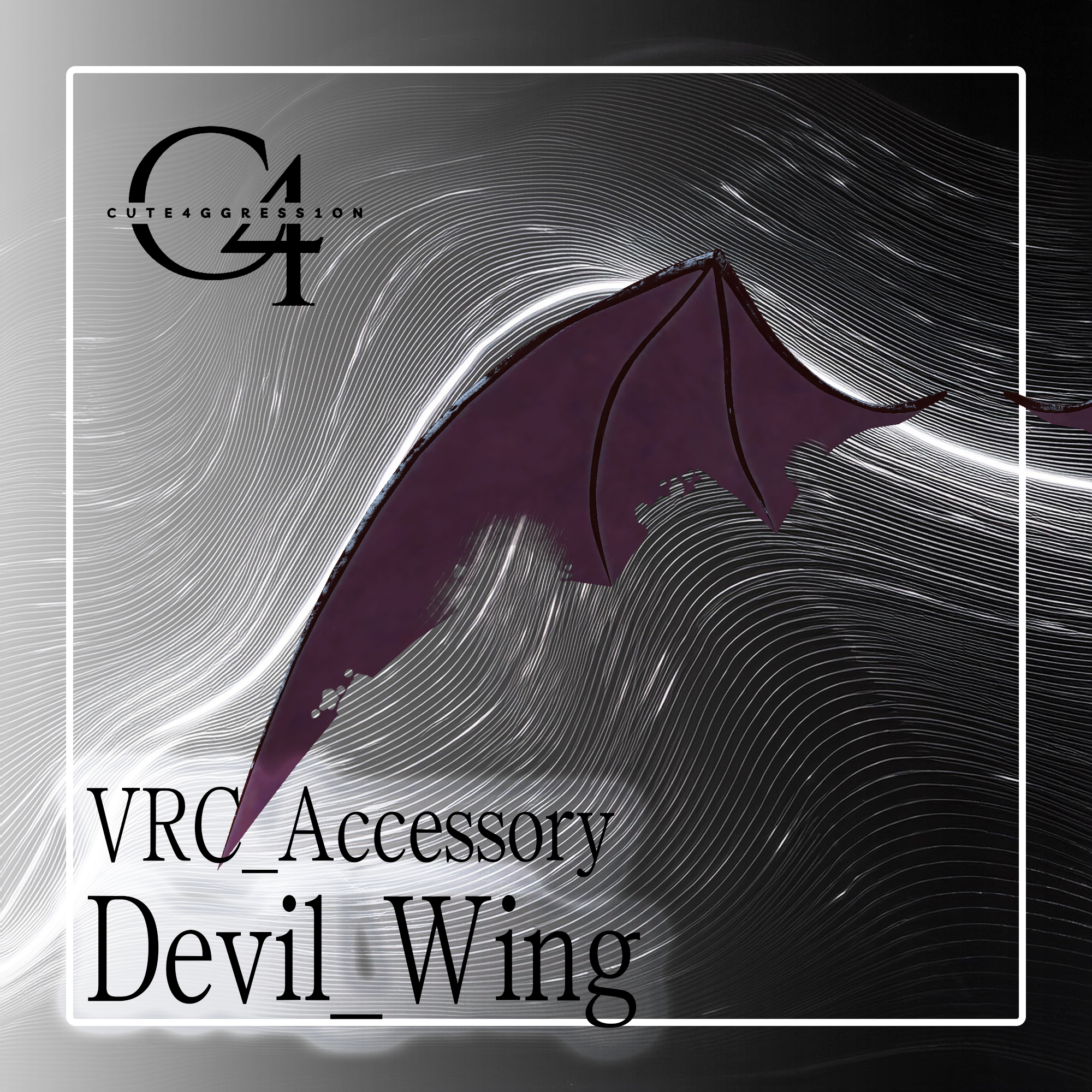 【無料】Devil_Wing【VRCAccessory】 - Cute4ggress1on - BOOTH